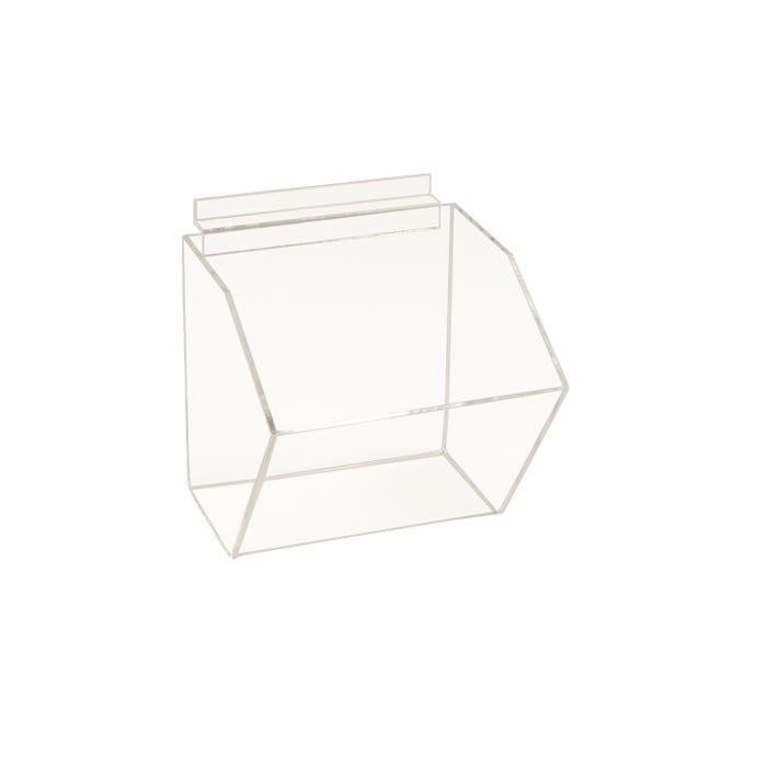 Acrylic Modular Bin For Slatwall (multiple sizes) – Impact Wall Brands